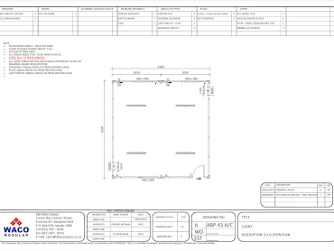 Waco Company Documents - Brochures - Technical Drawings - Renders